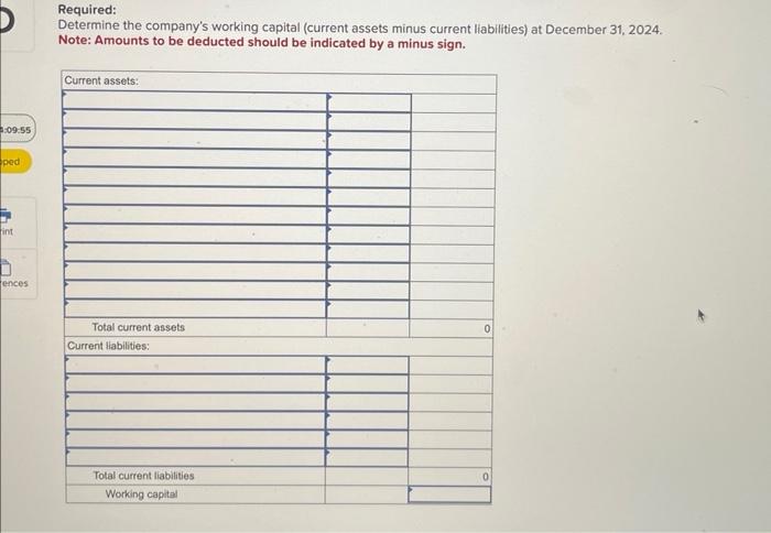 Solved Exercise 3-6 (Static) Balance sheet; Current versus | Chegg.com