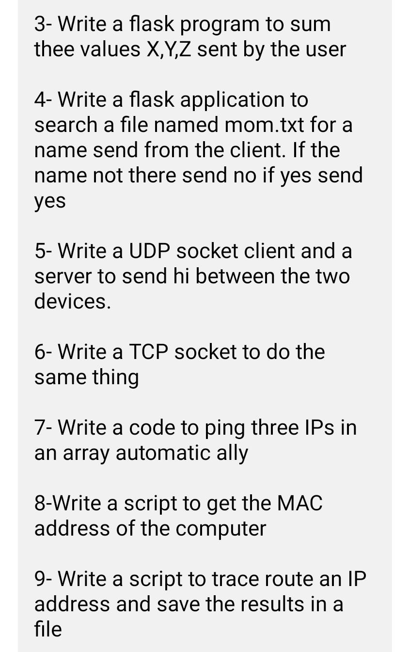 Solved 3- Write a flask program to sum thee values X,Y,Z | Chegg.com