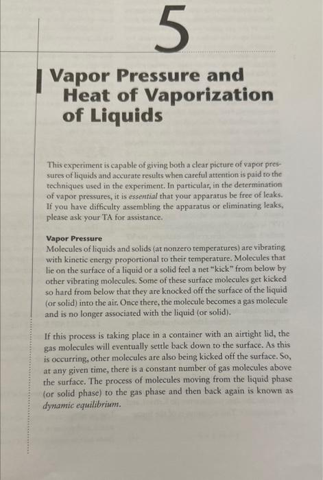 Solved PART B. Measurement of the Boiling Point Boiling | Chegg.com