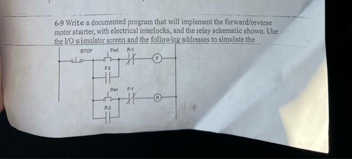 Solved 6-9 Write a documented program that will implement | Chegg.com