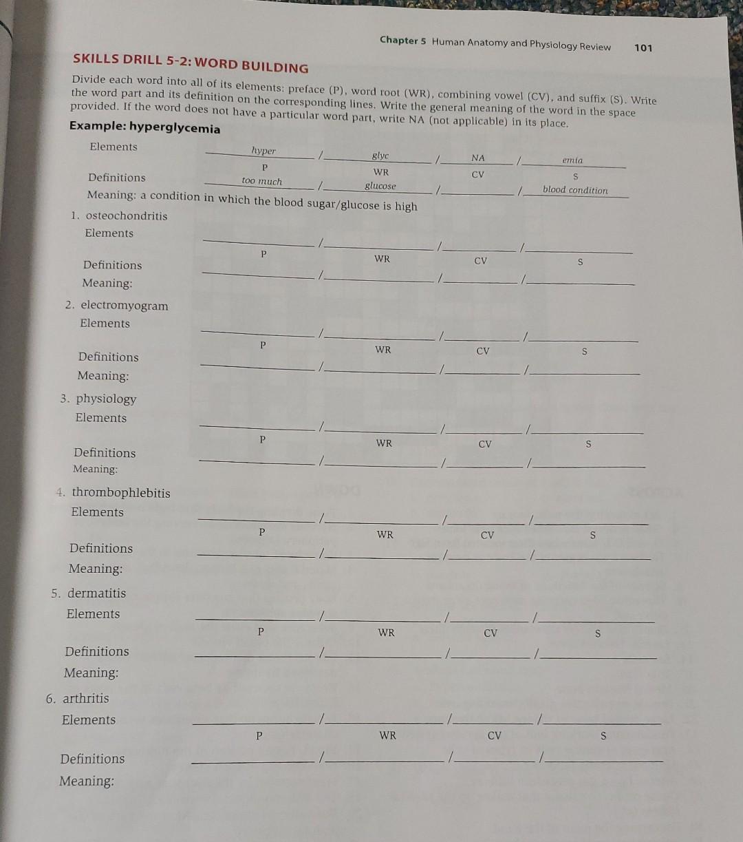 KNOWLEDGE DRILL 5-2: SCRAMBLED WORDS Unscramble the | Chegg.com