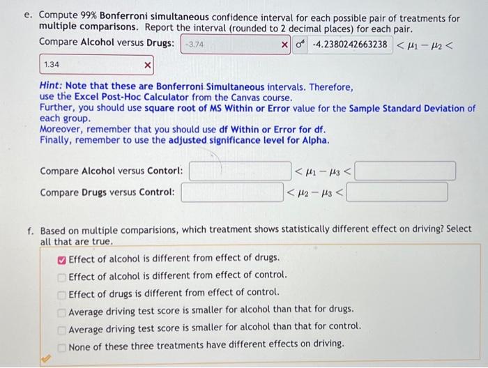 Solved Consider an experiment to determine the effects of | Chegg.com