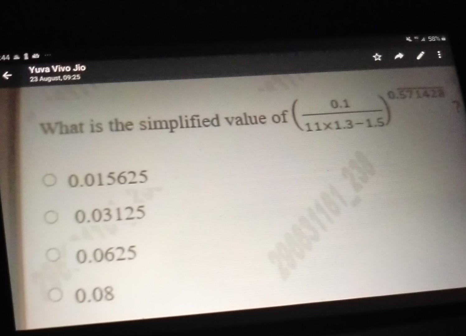 What is the simplified value of | Chegg.com