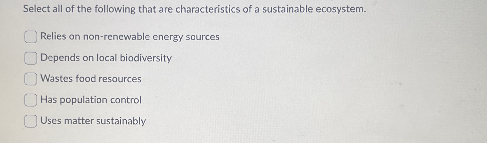 Solved Select all of the following that are characteristics | Chegg.com
