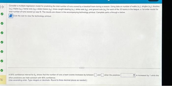 Solved Consider a multiple-regression model for predicting | Chegg.com