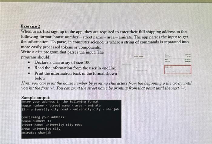 Solved Exercise 1 The Namshi online shopping app has a | Chegg.com