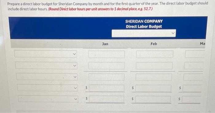 Solved Sheridan Company makes and sells artistic frames for | Chegg.com