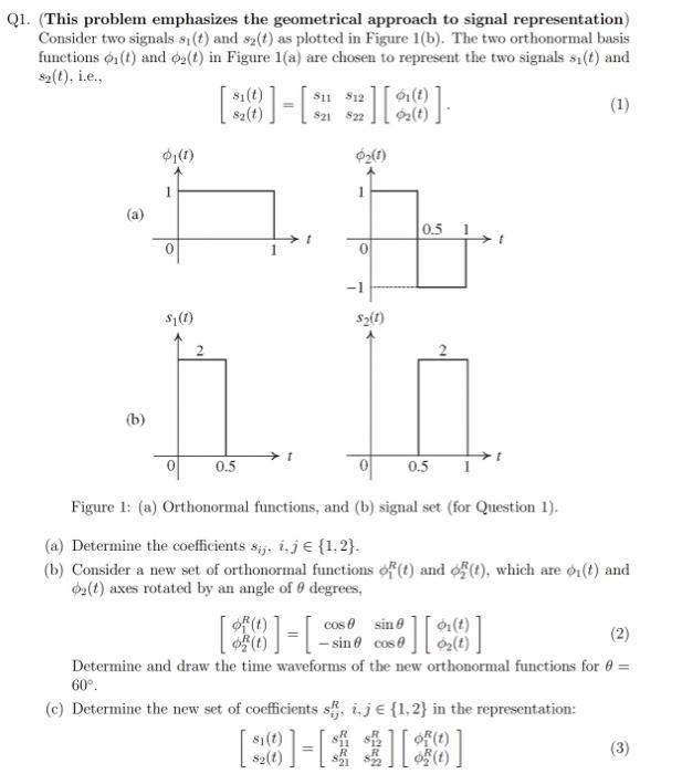 Solved 21. (This problem emphasizes the geometrical approach | Chegg.com