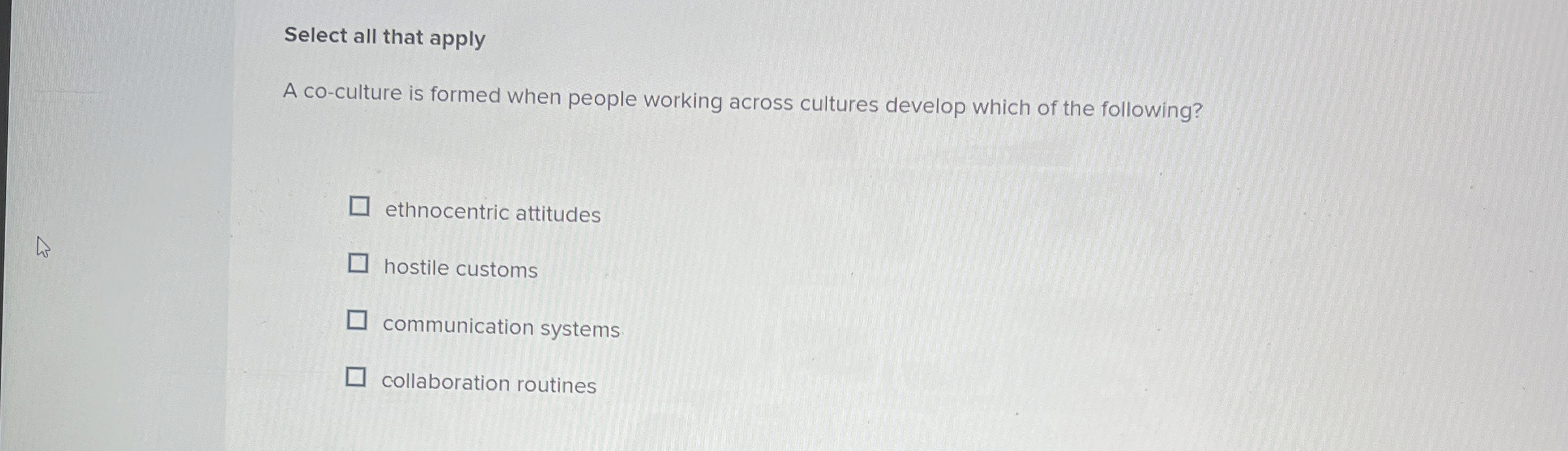 Solved Select all that applyA co-culture is formed when | Chegg.com