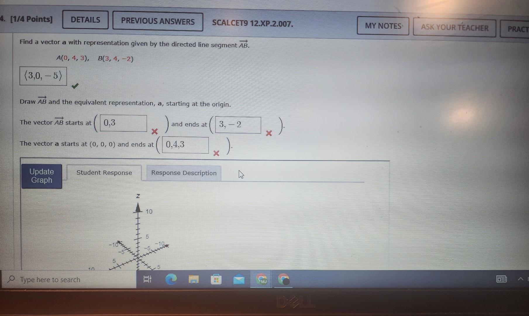 Solved Find a vector a with representation given by the | Chegg.com