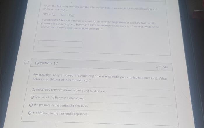 Solved wher valu ansmer. Question 17 0.5pts For question 16. | Chegg.com Solved wher valu ansmer. Question 17 0.5pts For question 16. | Chegg.com