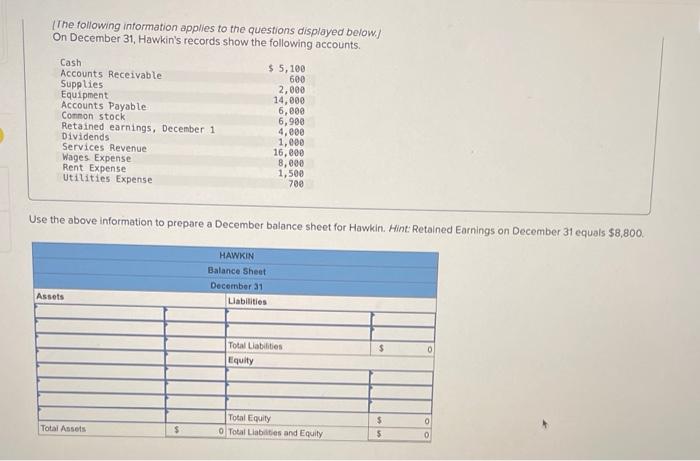 Solved Required information [The following information | Chegg.com