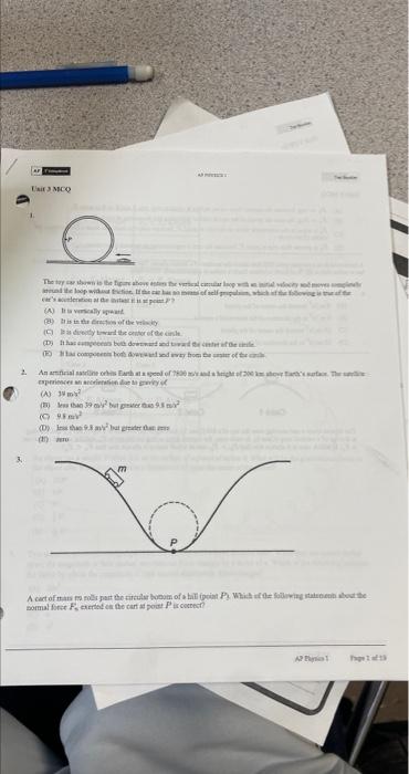 Solved Need help with questions 1, 2, and 3 need help with 2 | Chegg.com