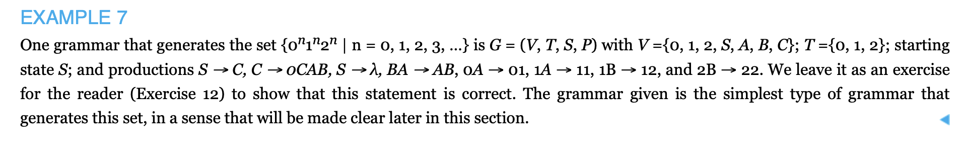 Solved Construct a derivation of 0^2 1^2 2^2 ﻿in the grammar | Chegg.com