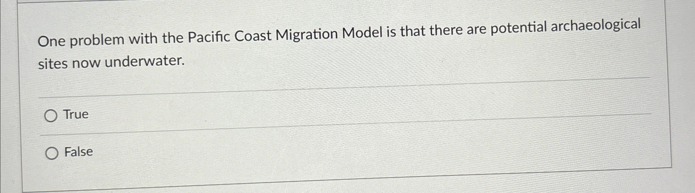Solved One problem with the Pacific Coast Migration Model is | Chegg.com