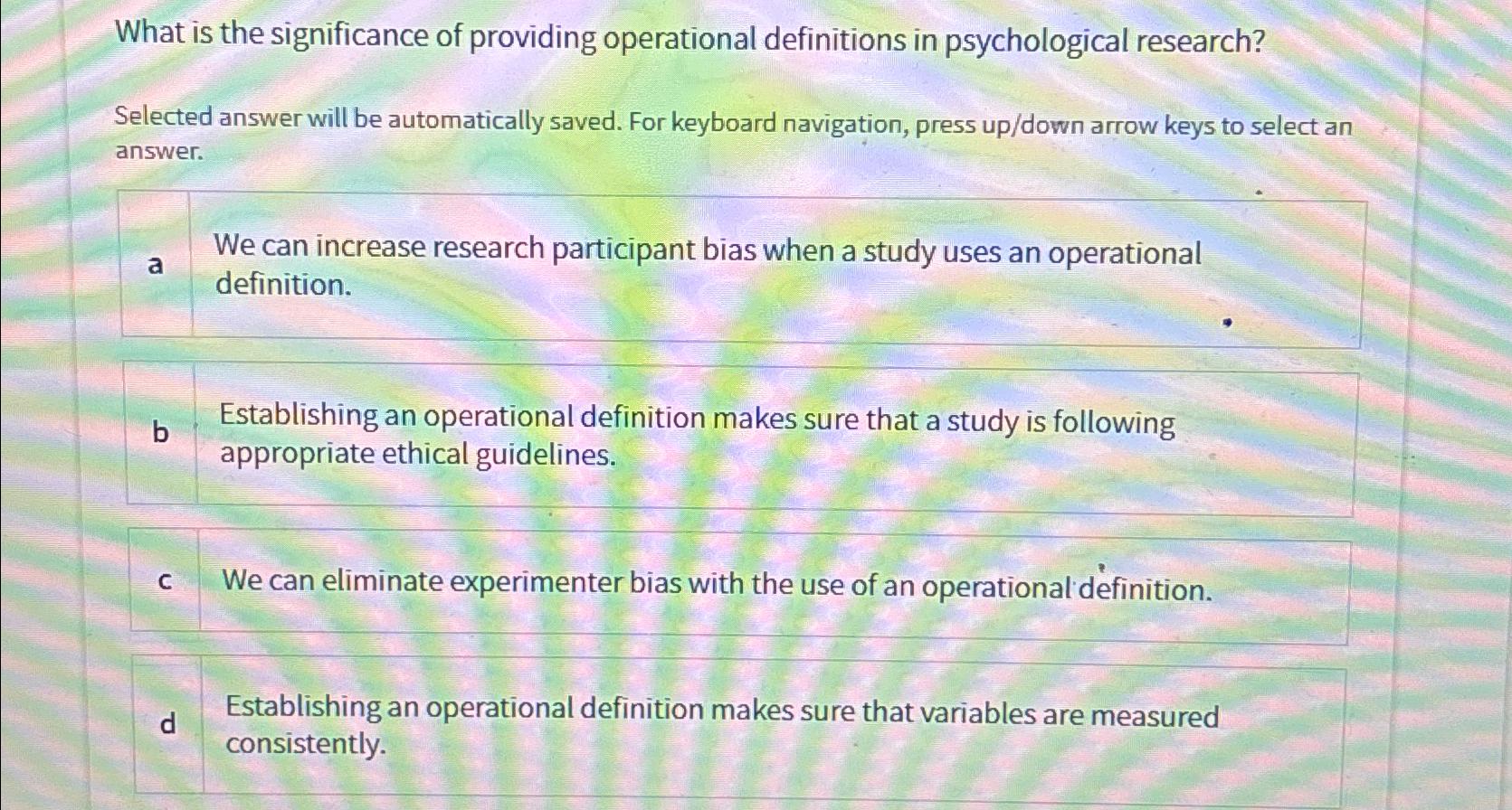 Solved What is the significance of providing operational | Chegg.com