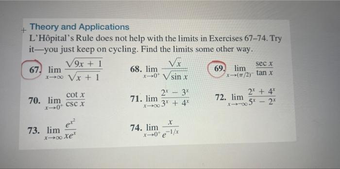 Solved Indeterminate Powers and Products Find the limits in | Chegg.com