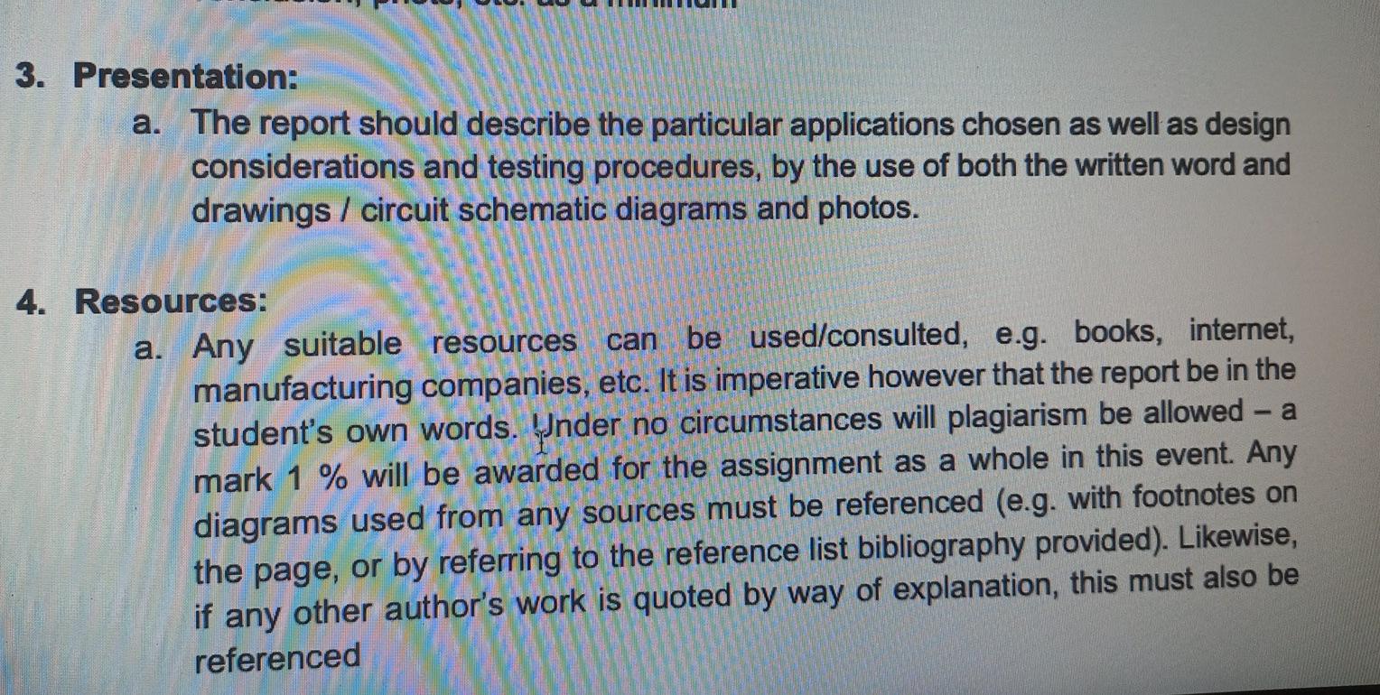 1. Description/nature of assignment: a. Students, in | Chegg.com