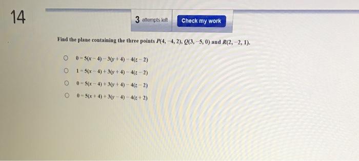 Solved 13 3 attempts left Check my work Find an equation for | Chegg.com