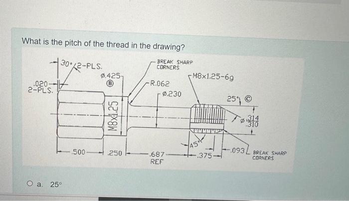 The taper per inch (TPI) for the cylinder shown isIn | Chegg.com