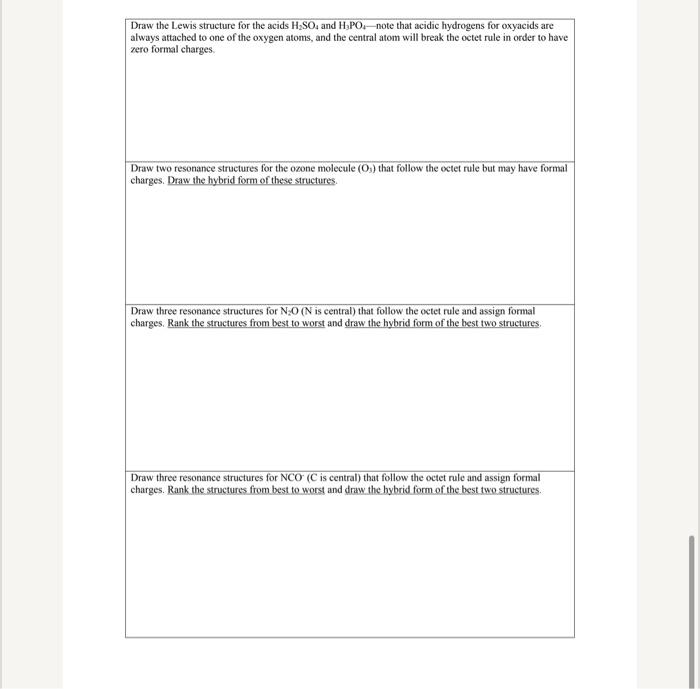 Solved Lewis Structures Draw the Lewis Structure for each | Chegg.com