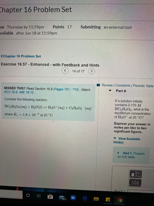 Solved Chapter 16 Problem Set Submitting an external tool ue | Chegg.com