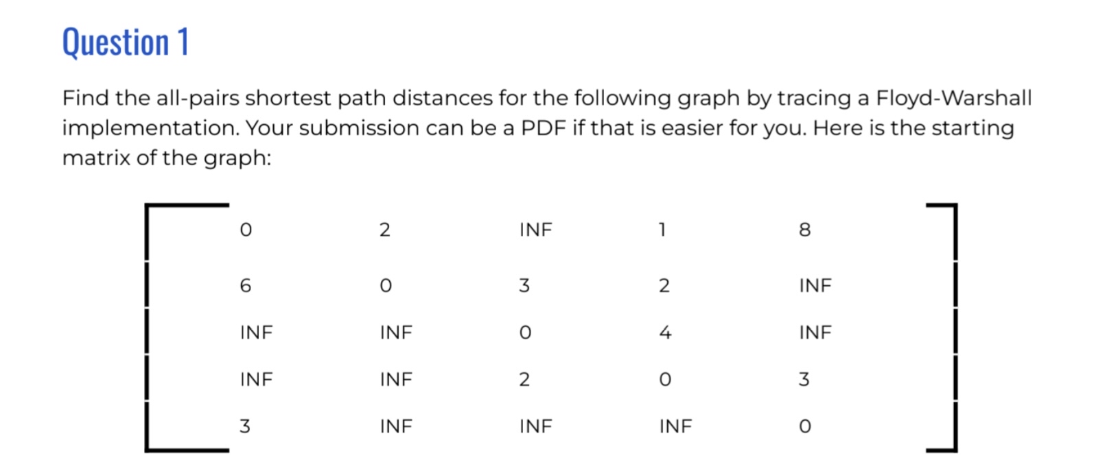 Solved List the pairs for this graph | Chegg.com