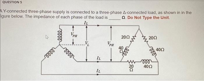 Solved Y-connected three-phase supply is connected to a | Chegg.com