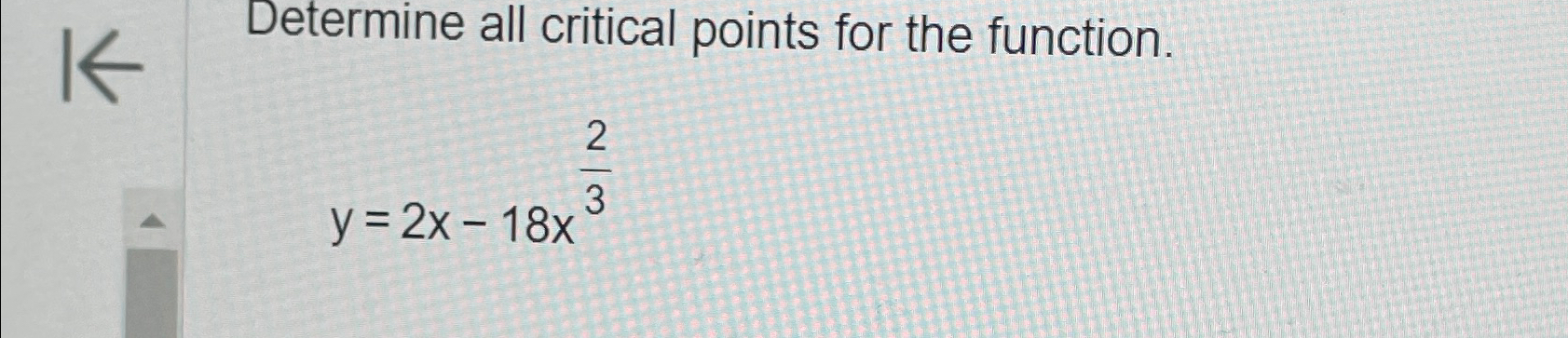 Solved Determine all critical points for the | Chegg.com