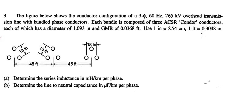 Solved 3 ﻿The figure below shows the conductor configuration | Chegg.com