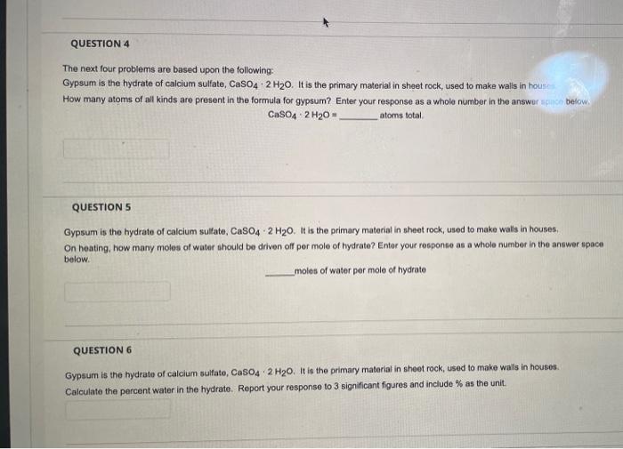 Solved The next four problems are based upon the following: | Chegg.com
