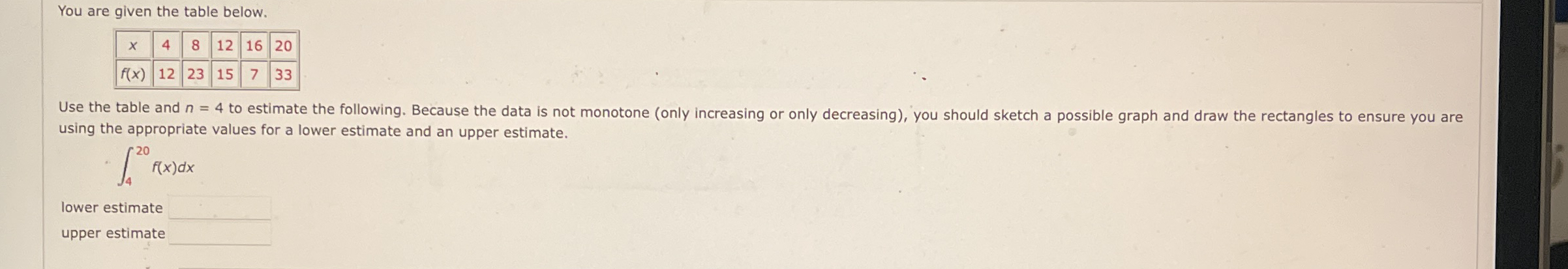 Solved You are given the table | Chegg.com