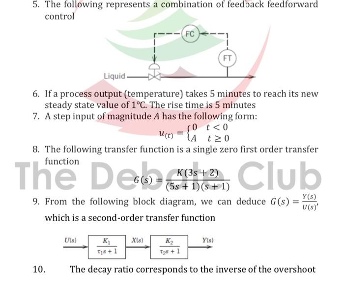 Solved 5. The following represents a combination of feedback | Chegg.com
