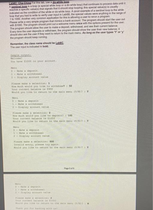 Solved in java pls i cant seem to get the correct output | Chegg.com