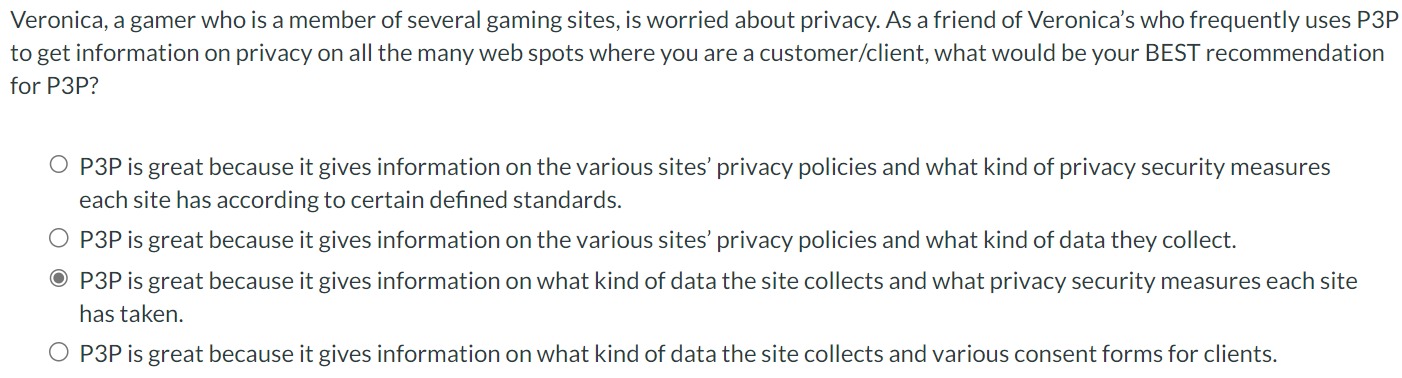 Solved Veronica, a gamer who is a member of several gaming | Chegg.com