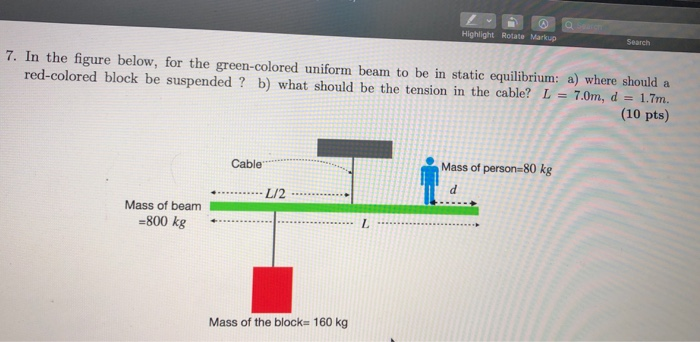 Solved Highlight Rotate Markup Search 7. In the figure | Chegg.com