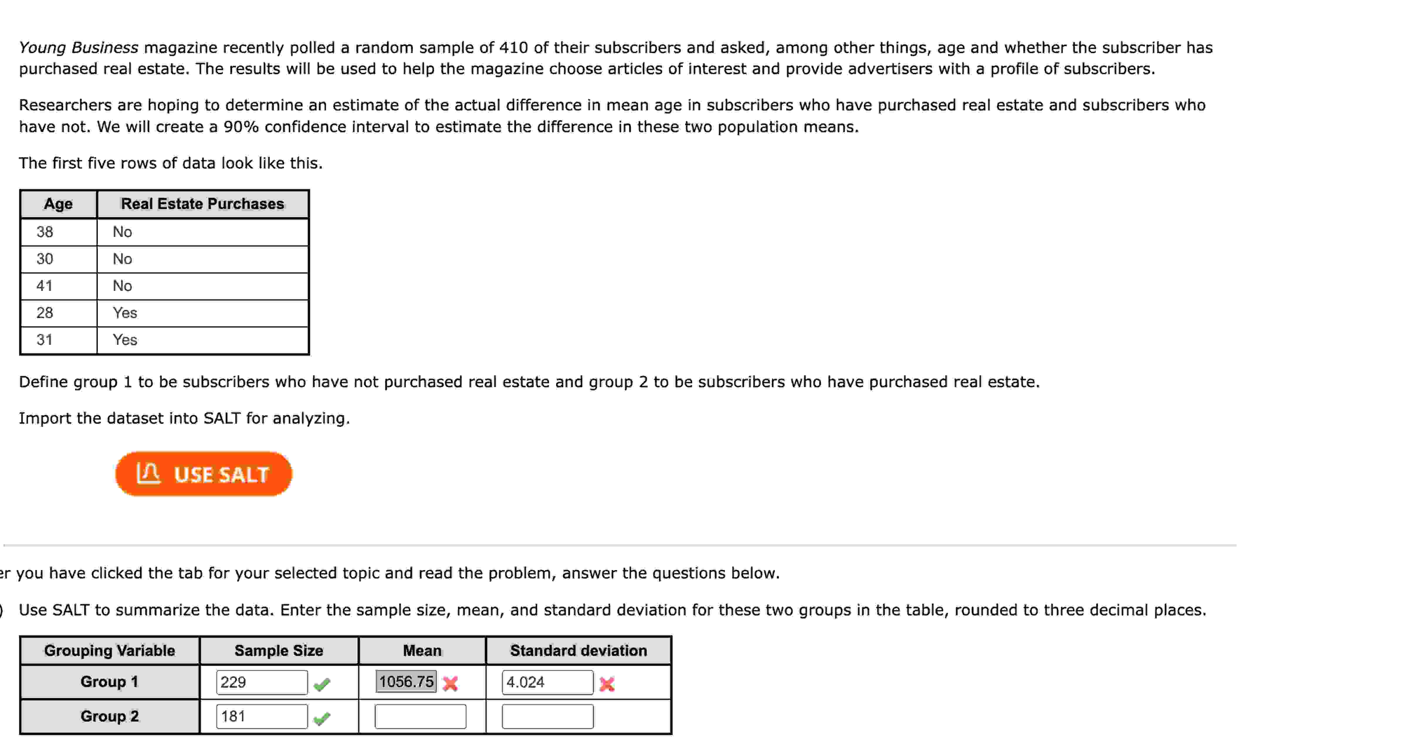 Solved Young Business magazine recently polled a random | Chegg.com