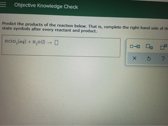 Solved = Objective Knowledge Check At a certain temperature, | Chegg.com