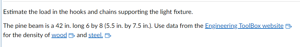 Solved Estimate the load in the hooks and chains supporting | Chegg.com