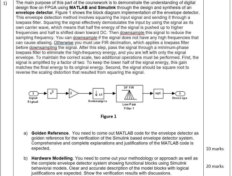 Solved The main purpose of this part of the coursework is to | Chegg.com