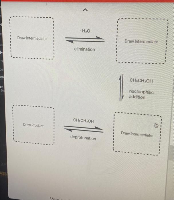 Solved Draw the Hemi-acetal protonation CH3CH2OH2 Draw | Chegg.com