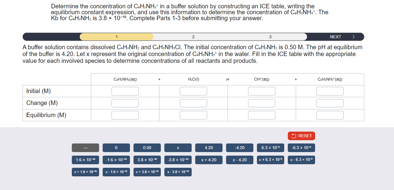 Solved A buffer solution contains dissolved C6H5NH2 ﻿and | Chegg.com