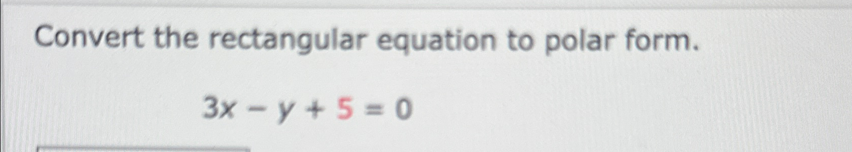 Solved Convert the rectangular equation to polar | Chegg.com