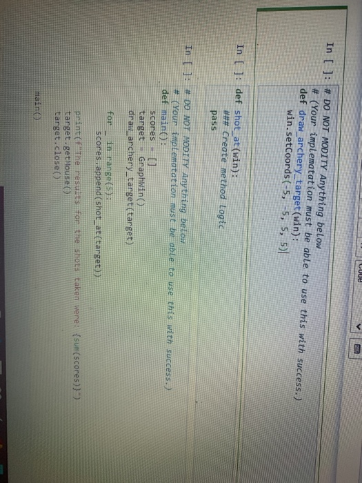 Solved Coding exercise #C5 Archery Scorer. Write a program | Chegg.com