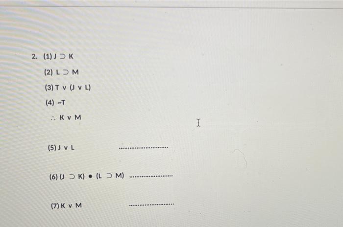 Solved logic #5Write the rule and the line numbers in each | Chegg.com