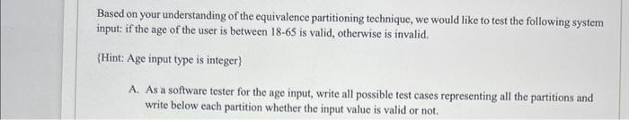 Solved Based on your understanding of the equivalence | Chegg.com
