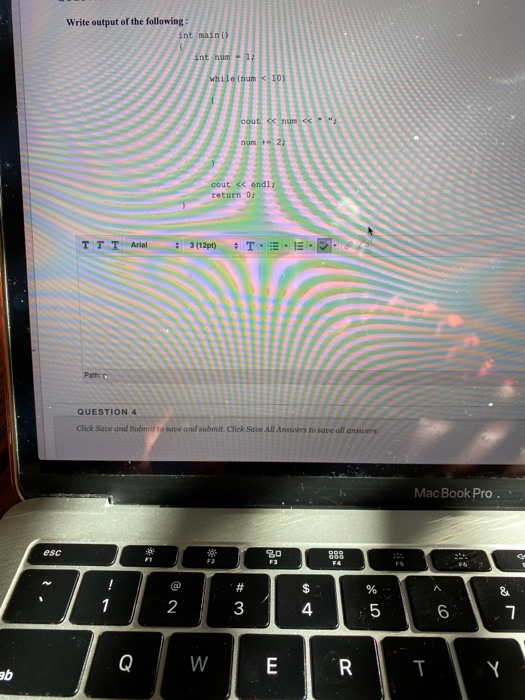 Solved Write Output Of The Following Main While Num Cout 1733