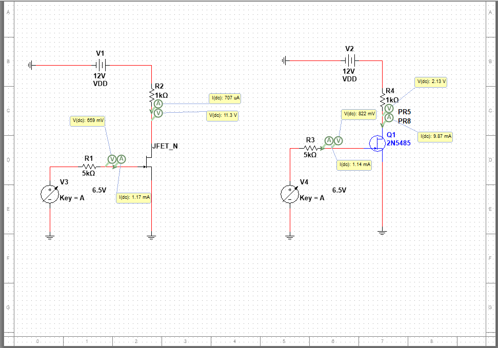Solved Using Multisim simulations, determine the IDSS and | Chegg.com