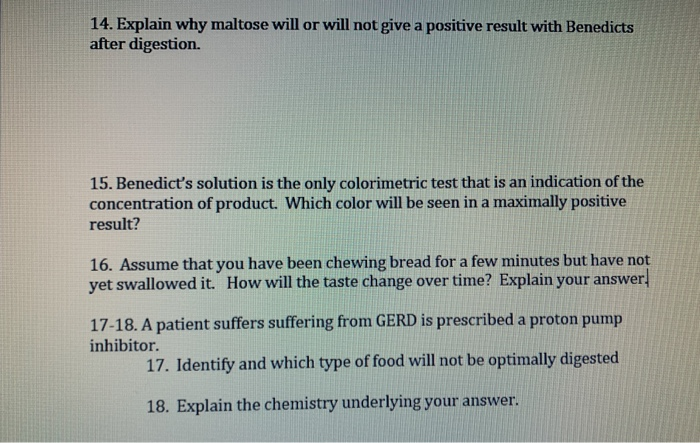 Solved 14. Explain why maltose will or will not give a | Chegg.com