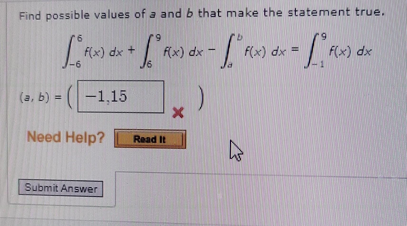 Solved Find possible values of a and b that make the | Chegg.com